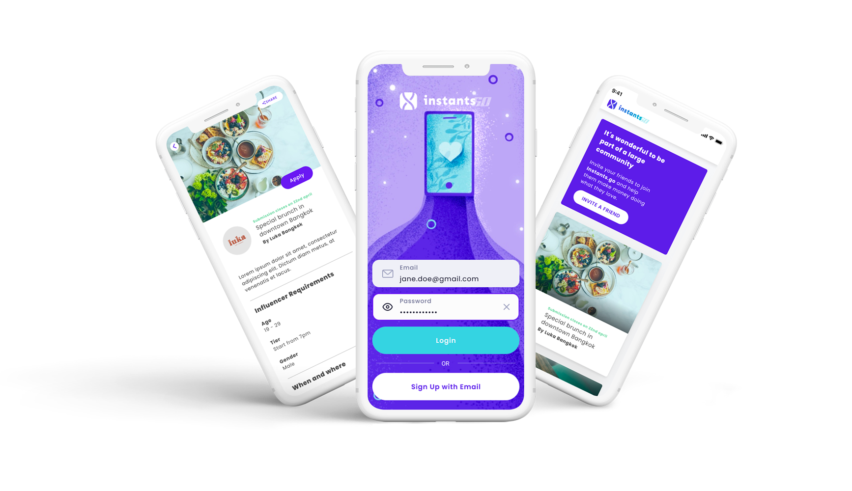 Instants App Influencer | instants.ai